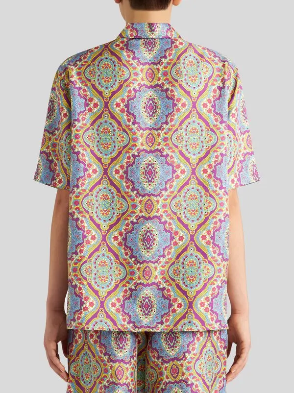 Etro Short-sleeved Printed Shirt