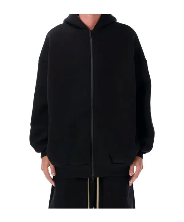 Fear Of God Long Sleeve Zip Up Hooded Sweatshirt