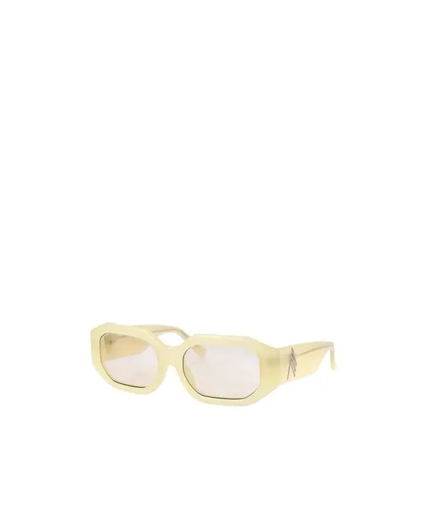 Attico Square Frame Sunglasses - Yellow