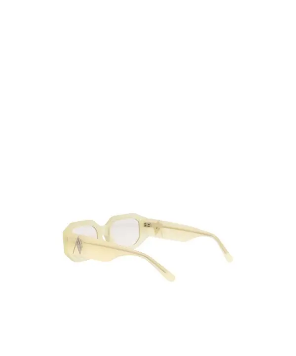 Attico Square Frame Sunglasses - Yellow