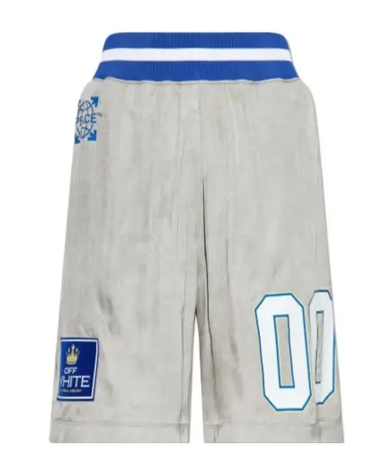 Off-White 00" Logo Patch Basketball Shorts