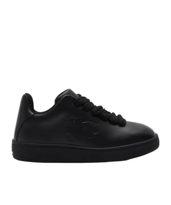 Burberry Round Toe Sneakers - Black