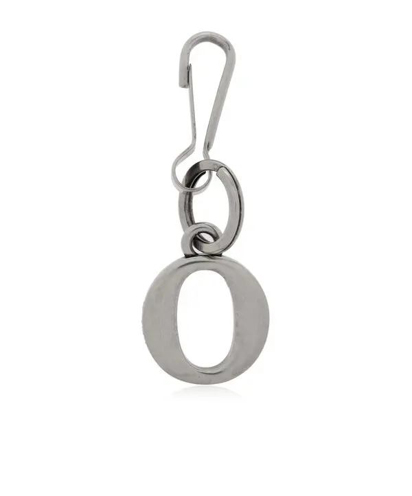 Balenciaga O Chain Keychain - Silver