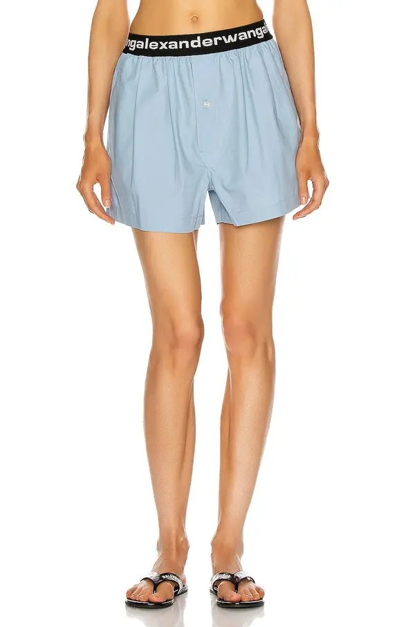 Alexander Wang Logo Waistband Boxer Shorts
