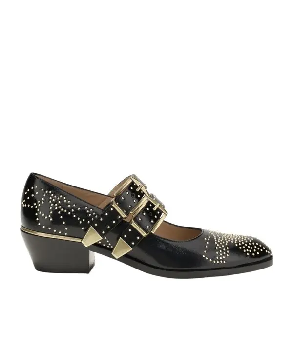 Chloé Susanna Buckled Pumps - Black