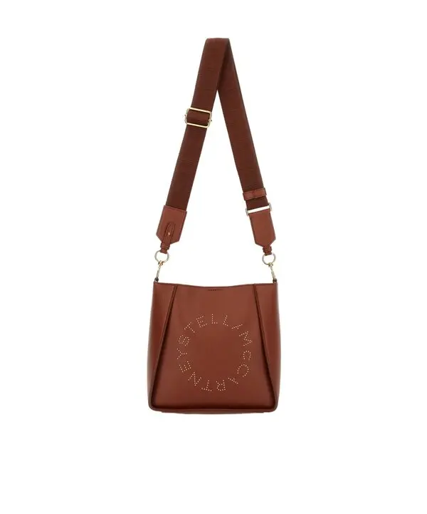 Stella McCartney Mini Studded Logo Crossbody Bag