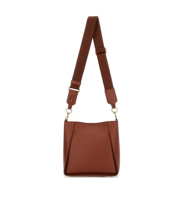 Stella McCartney Mini Studded Logo Crossbody Bag