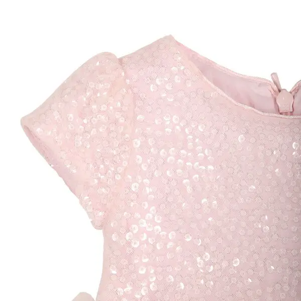 Monnalisa Ruffled Tulle Flared Dress