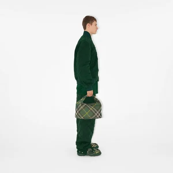 Burberry Eklid" Check-printed Lace-up Derby Shoes