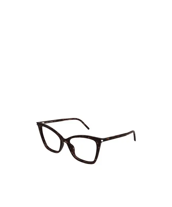 Saint Laurent Cat Eye Frame Eyeglasses - Black
