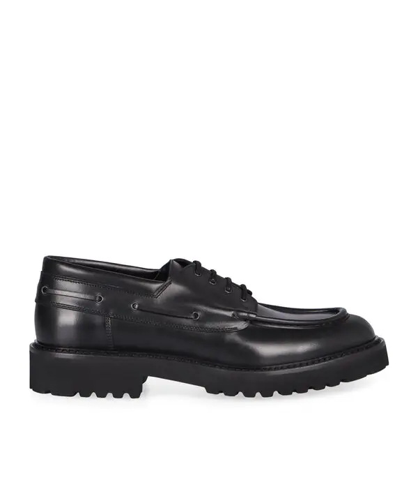 DOUCAL'S Smooth Leather Lace-up Derbies