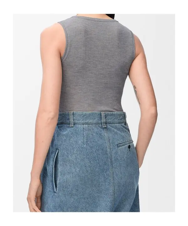 Loewe Anagram Tank Top - Mixed Gray