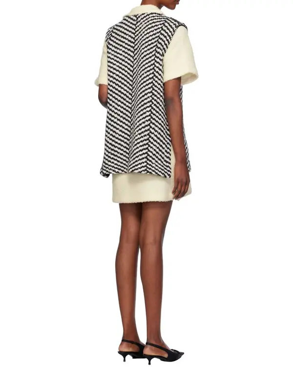 J.W.ANDERSON Chevron Knit V-neck Sleeveless Top