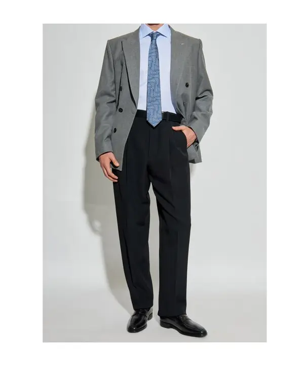 Brioni Double-cuff Cotton Shirt - Blue