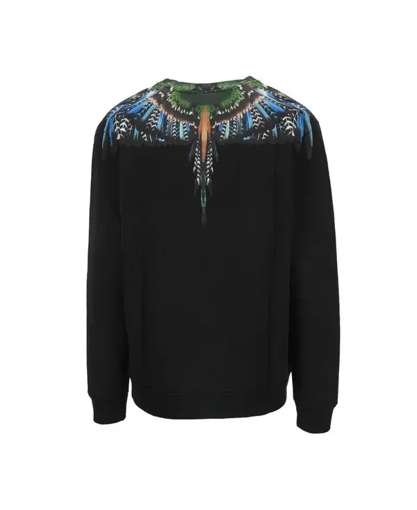 MARCELO BURLON COUNTY OF MILAN Wing Print Crewneck Sweater