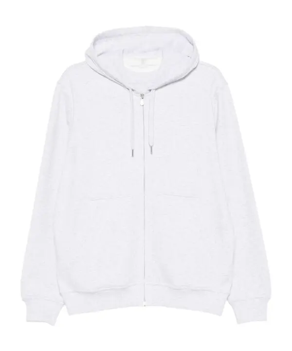 Brunello Cucinelli Cotton Zip-up Hoodie - White