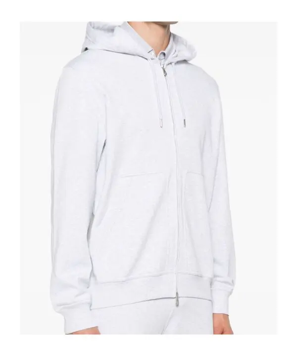 Brunello Cucinelli Cotton Zip-up Hoodie - White