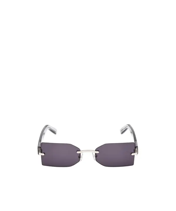 Gcds Rimless Geometric Sunglasses - Gray