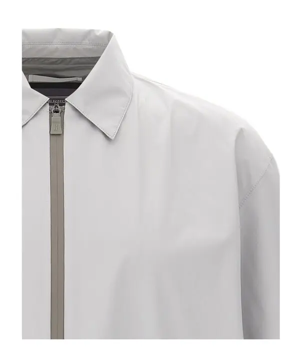 Herno Zip-up Long-sleeved Jacket - Grey