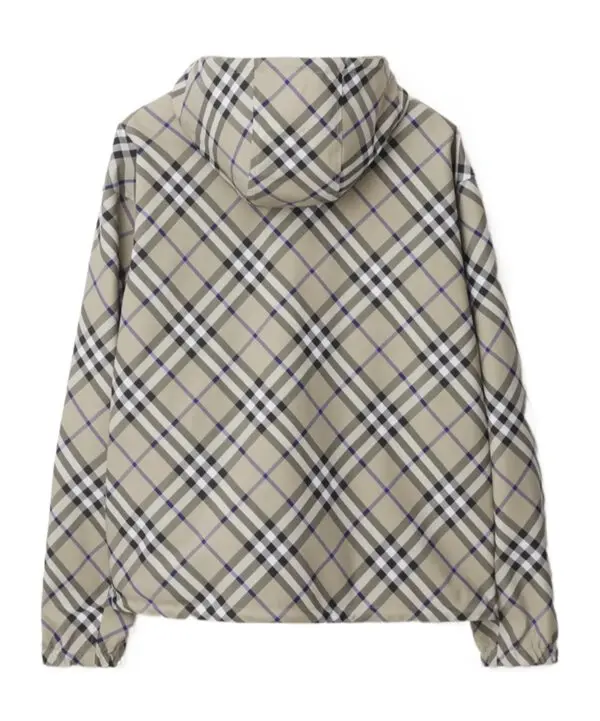 Burberry Equestrian Knight Check Hooded Jacket
