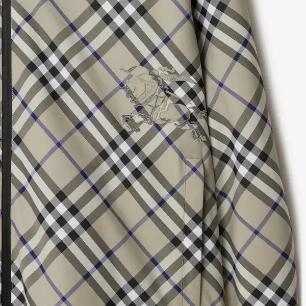 Burberry Equestrian Knight Check Hooded Jacket