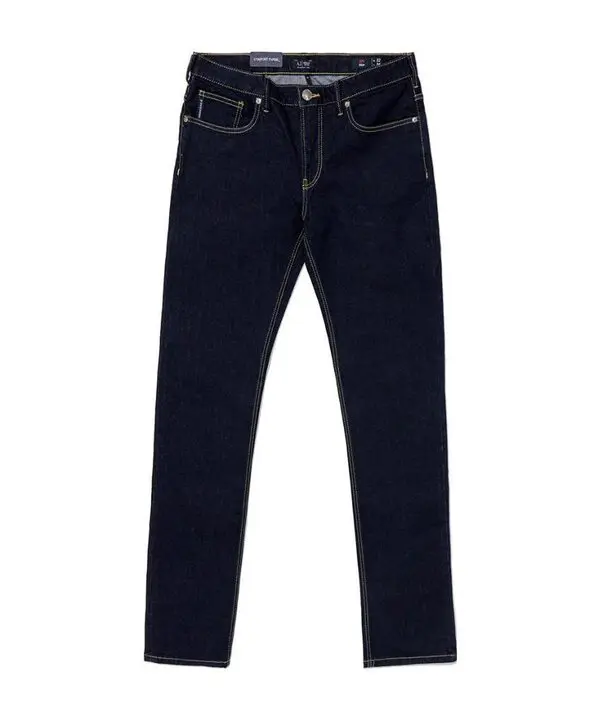 Emporio Armani Slim Fit Dark Wash Denim - Black