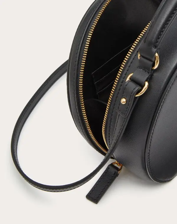 Valentino Garavani Vlogo Signature Zip-up Mini Tote Bag - Black