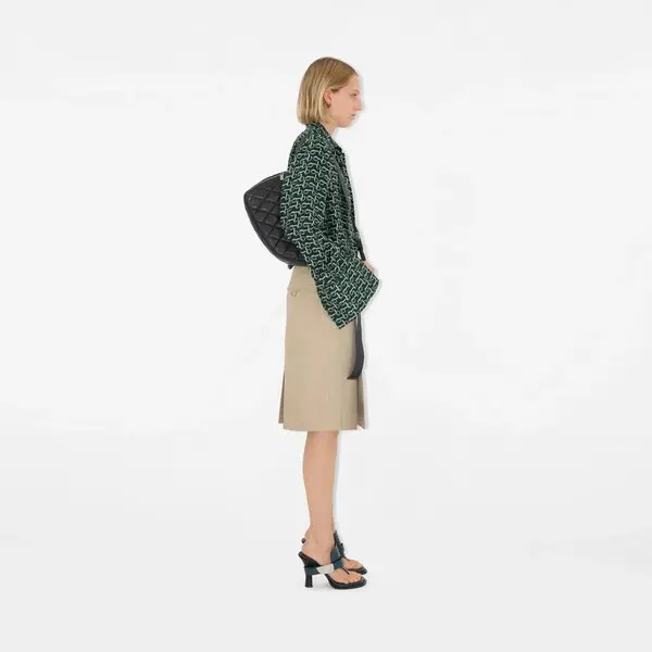 Burberry Monogram Printed Long Sleeved Shirt - Green