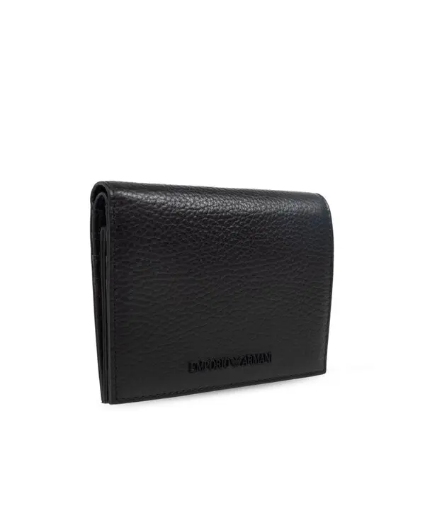 Emporio Armani Logo Lettering Bi-fold Wallet