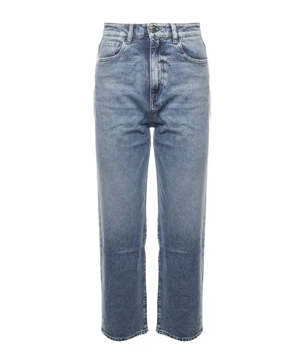 ICON DENIM LOS ANGELES Karolina Straight-leg Jeans - Gray