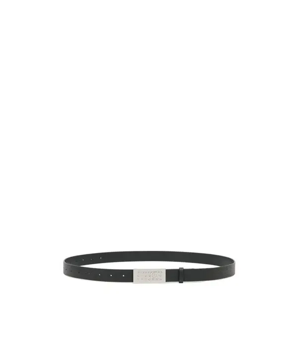 MAISON MARGIELA Digital Logo Belt - Black