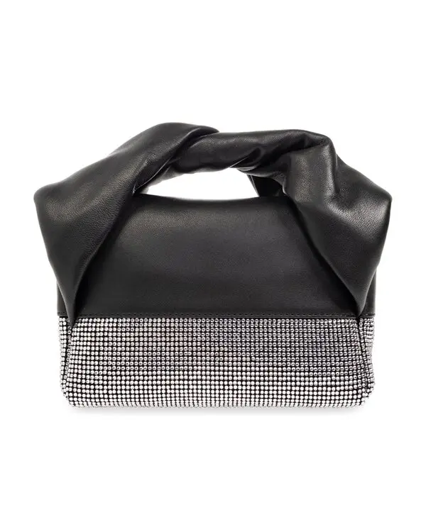 J.W.ANDERSON Embellished Twister Small Handbag - Black