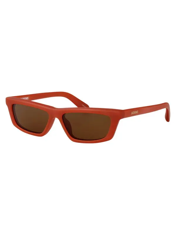 Jacquemus Rectangle Sunglasses - Brown