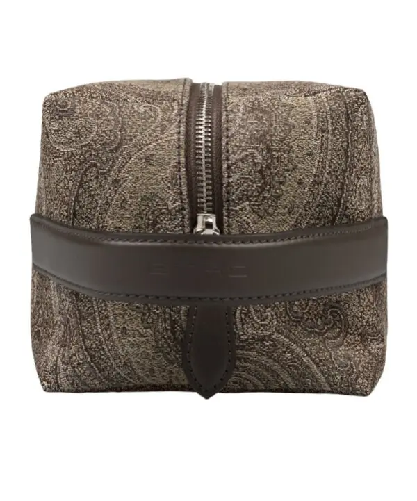 Etro Paisley Pattern Zipped Clutch Bag