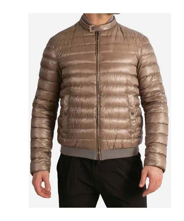 Herno Quilted Zip-up Jacket - Brown
