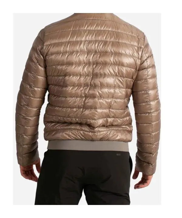 Herno Quilted Zip-up Jacket - Brown
