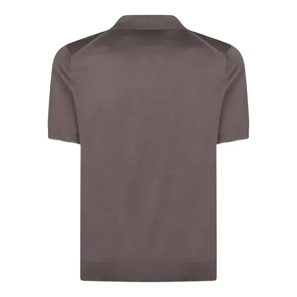 Brunello Cucinelli Short-sleeved Fine-knitted Polo Shirt
