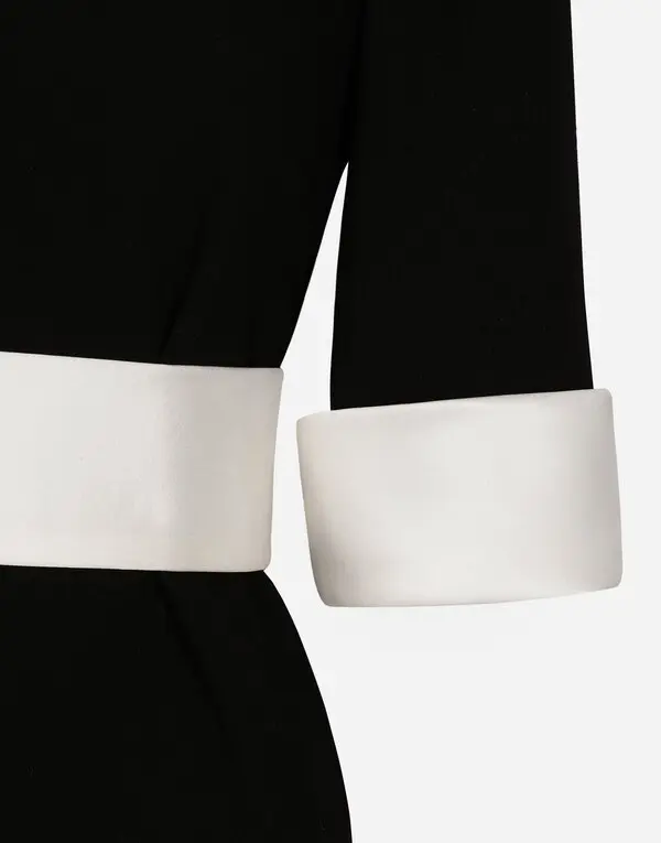 Dolce & Gabbana Mini Dress With Satin Details