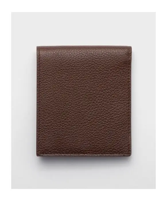 Prada Logo Plaque Bifold Wallet