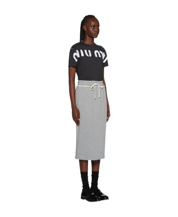 Miu Miu Printed Logo T-shirt