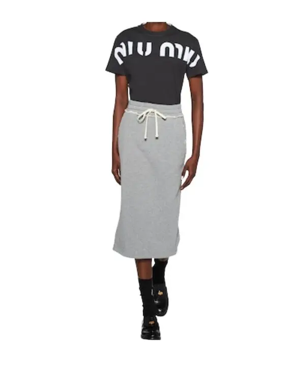 Miu Miu Printed Logo T-shirt
