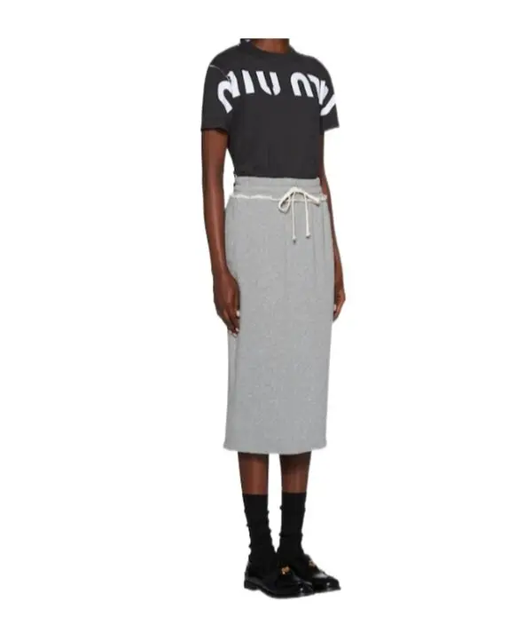 Miu Miu Printed Logo T-shirt