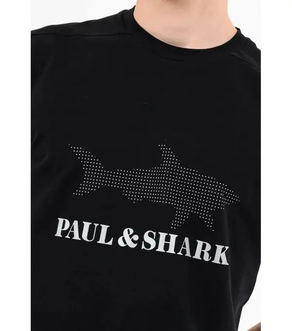 PAUL  SHARK Logo Printed T-shirt