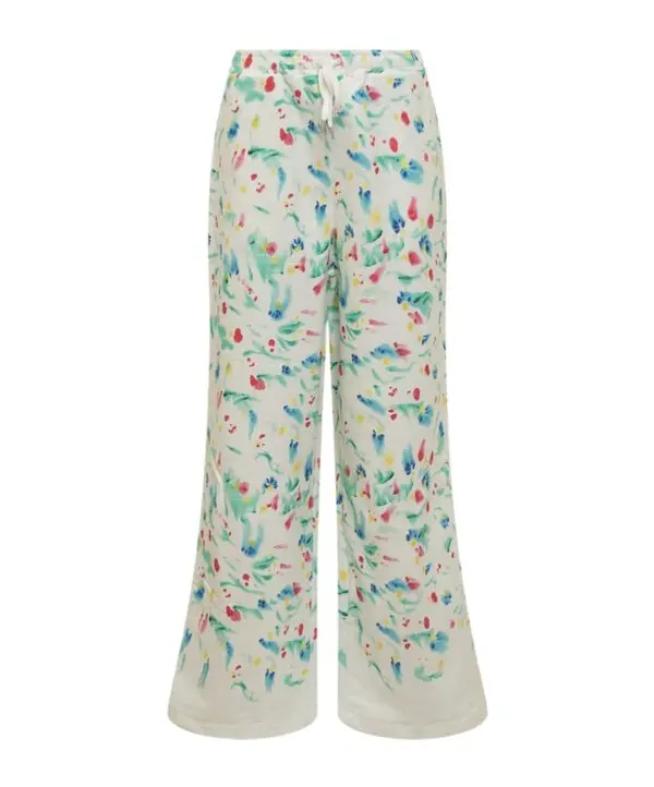 Marni Floral Motif Wide Leg Pants