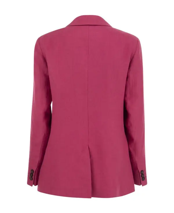 Max Mara Single-breasted Linen Blazer