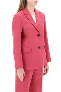 Max Mara Single-breasted Linen Blazer