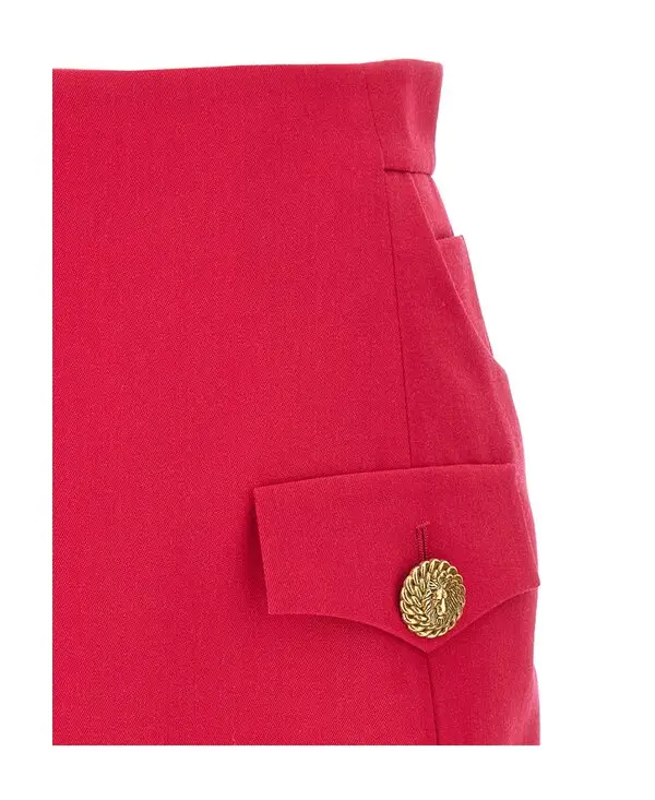 Balmain Zip-up Mini Skirt