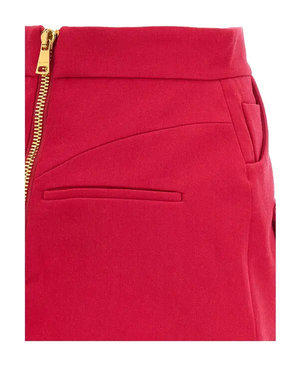 Balmain Zip-up Mini Skirt