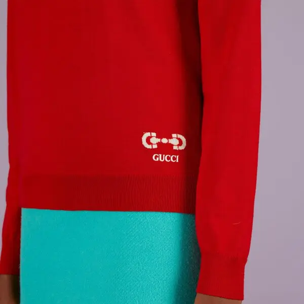 Gucci Logo-embroidered Crew Neck Jumper