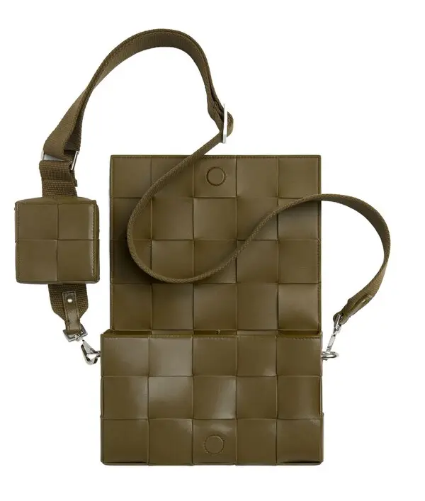 Bottega Veneta Cassette Messenger Bag - Mud